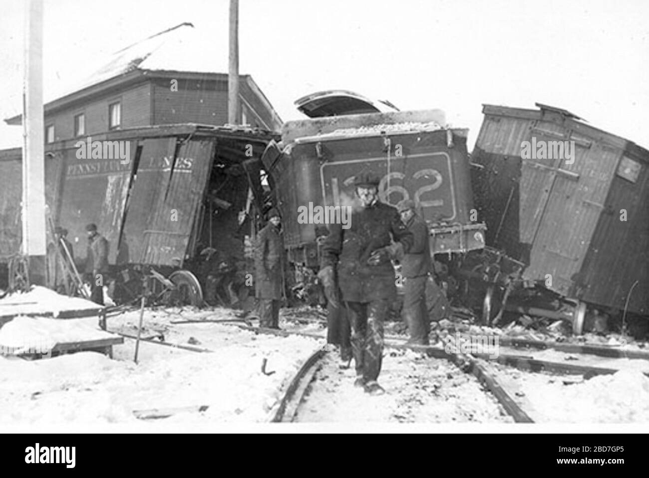 Railway canadian pacific railway Banque d'images noir et blanc - Alamy