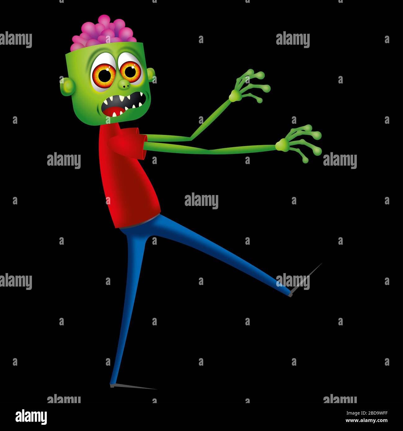 Zombie vert Banque de photographies et d’images à haute résolution - Alamy