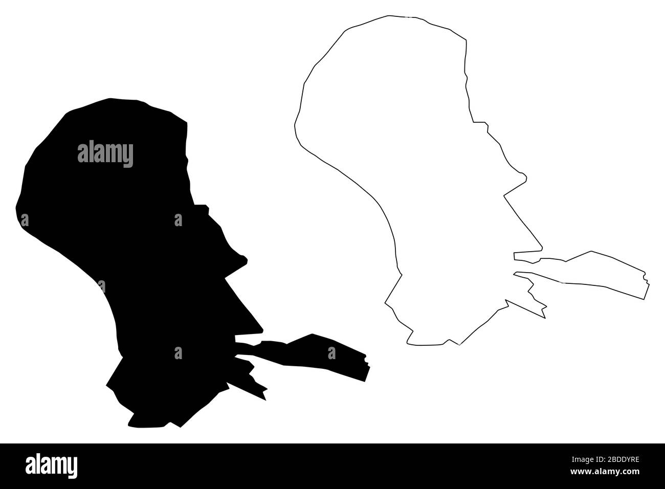 Grenade City (Royaume d'Espagne, Andalousie) illustration vectorielle ...