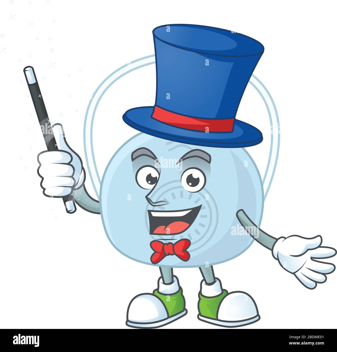 Masque de respiration talentueux style dessin animé Magicien Image ...