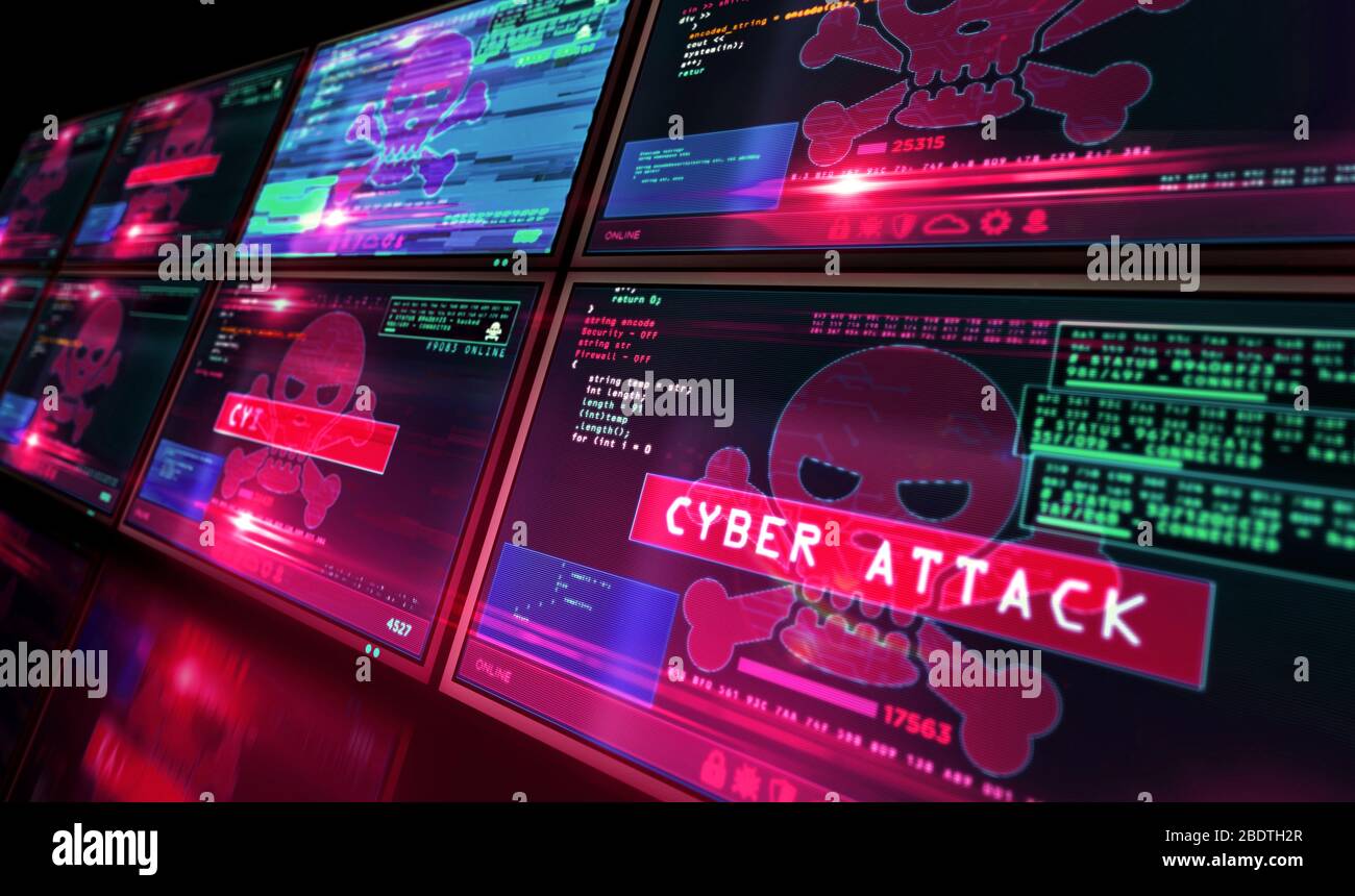 Cyber attack Banque de photographies et d’images à haute résolution - Alamy
