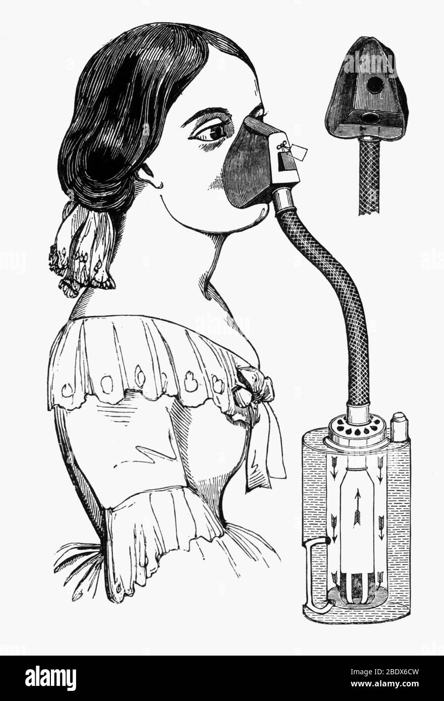 Anaesthesia apparatus for chloroform Banque de photographies et d ...