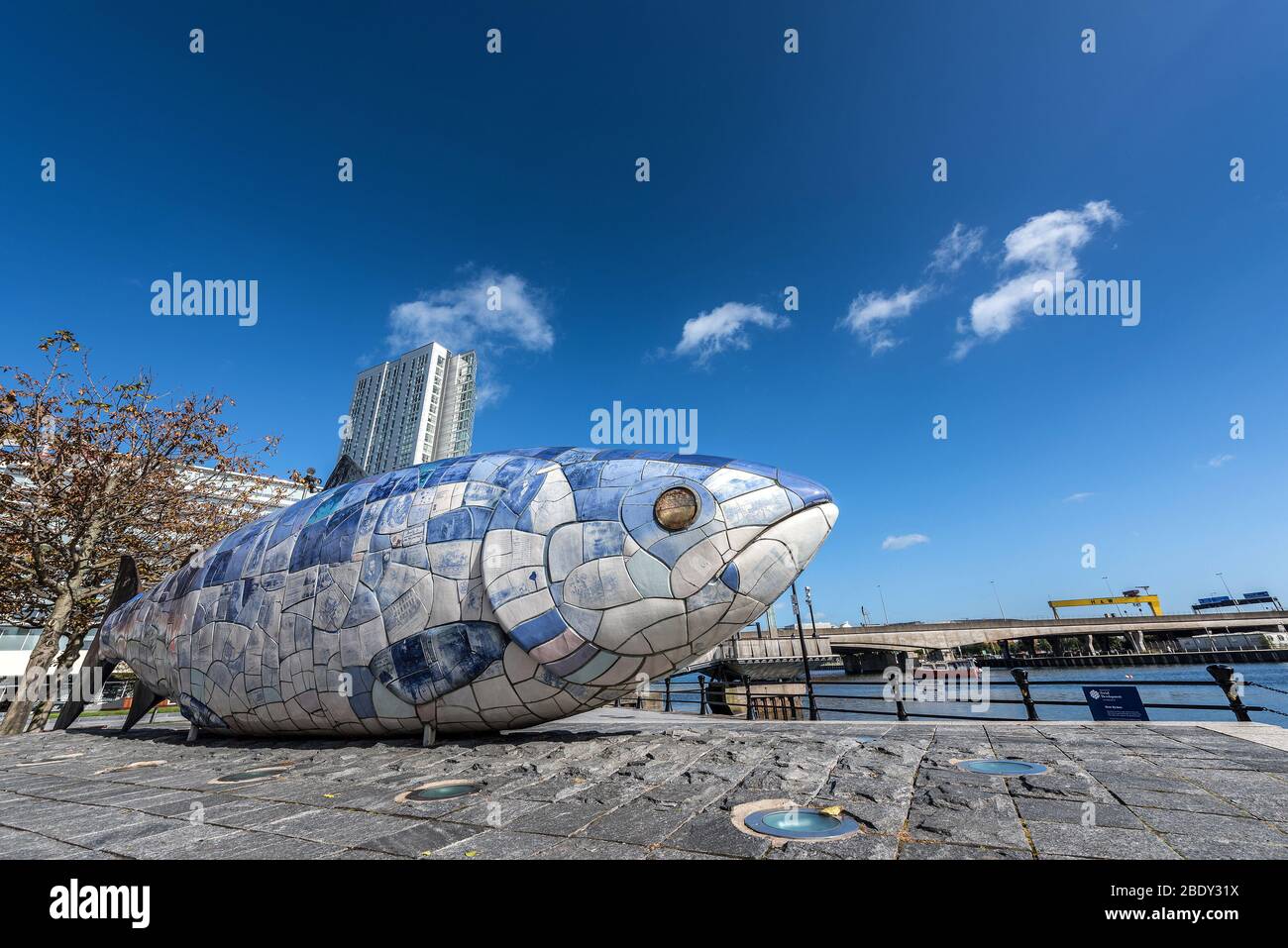 Big fish statue belfast Banque de photographies et d’images à haute ...