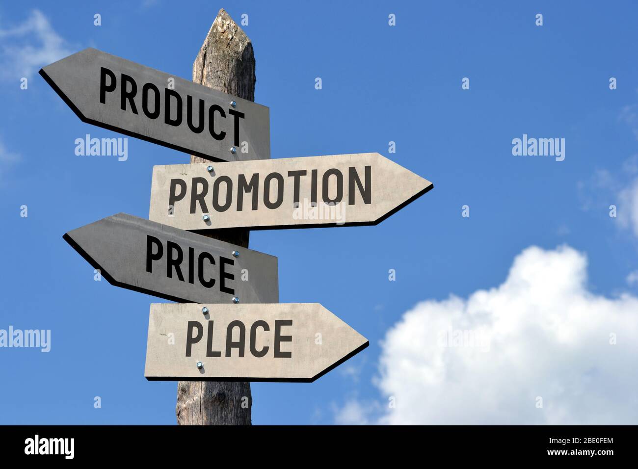 Marketing product price promotion place Banque de photographies et d ...