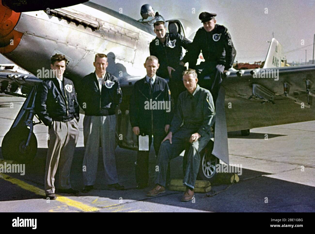 U s air force personnel pose Banque d'image et photos - Alamy