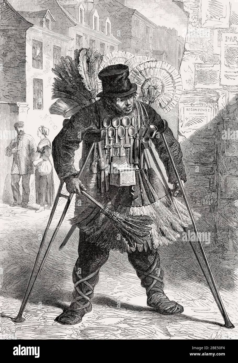 Marchand de rue de paris Banque de photographies et d’images à haute ...