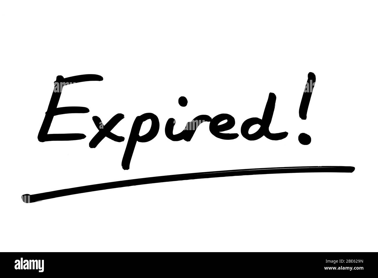 Expired Banque d'images noir et blanc - Alamy