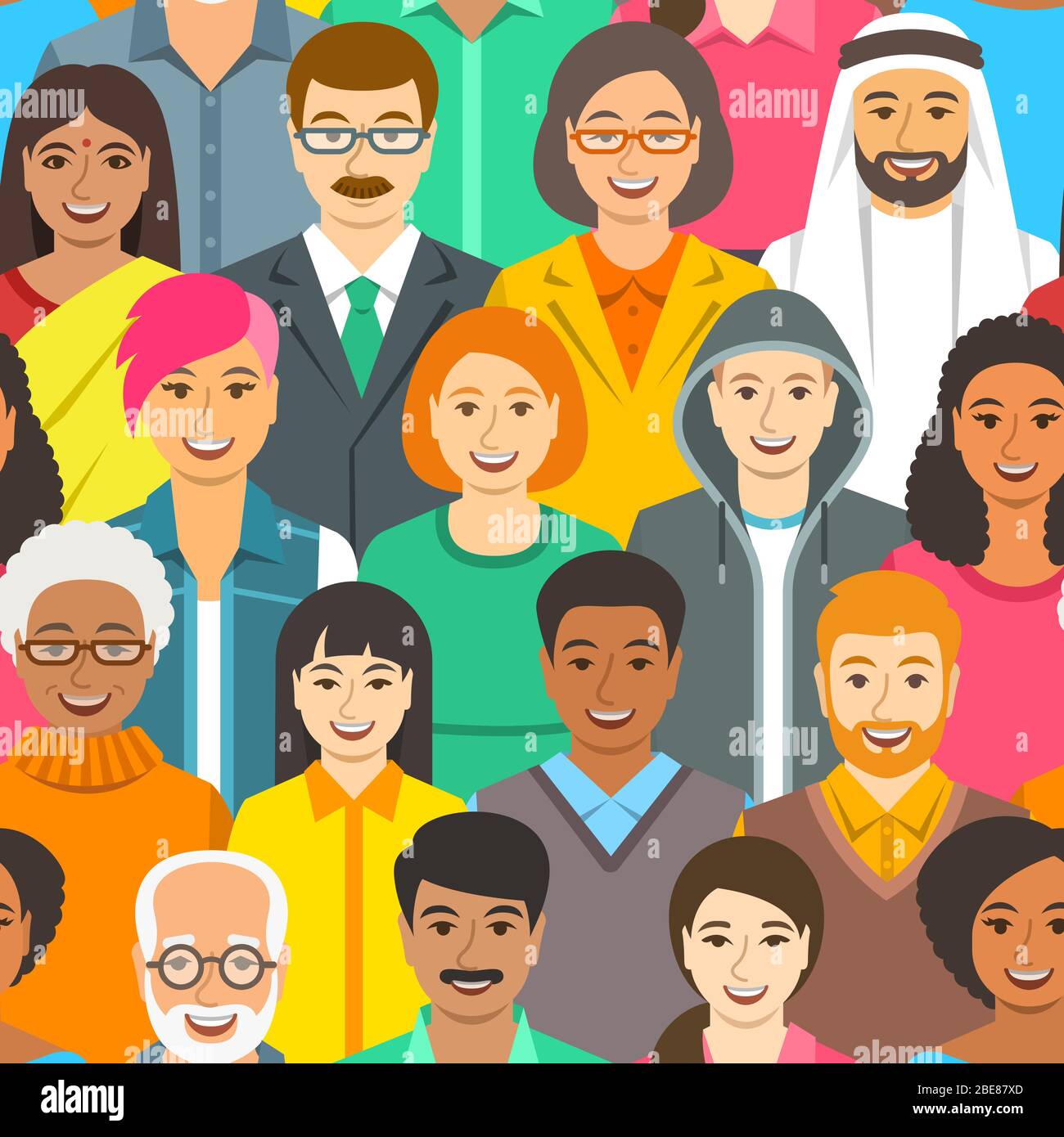 La diversité humaine Banque d'images vectorielles - Alamy