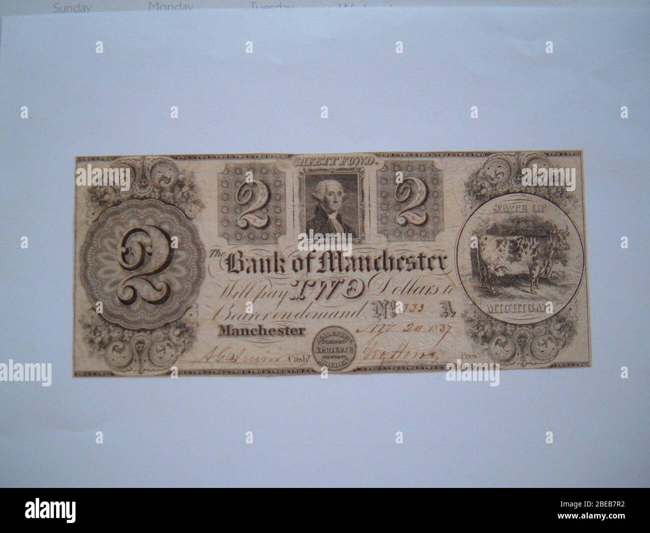 Promise pay the bearer on demand Banque de photographies et d’images à ...