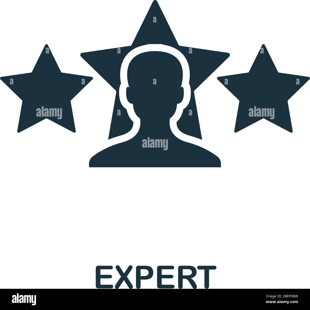 Icône Expert. Élément simple de la collection consulting. Icône Expert ...
