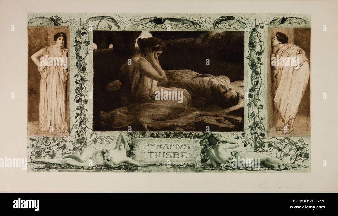 Pyramus and thisbe Banque de photographies et d’images à haute ...