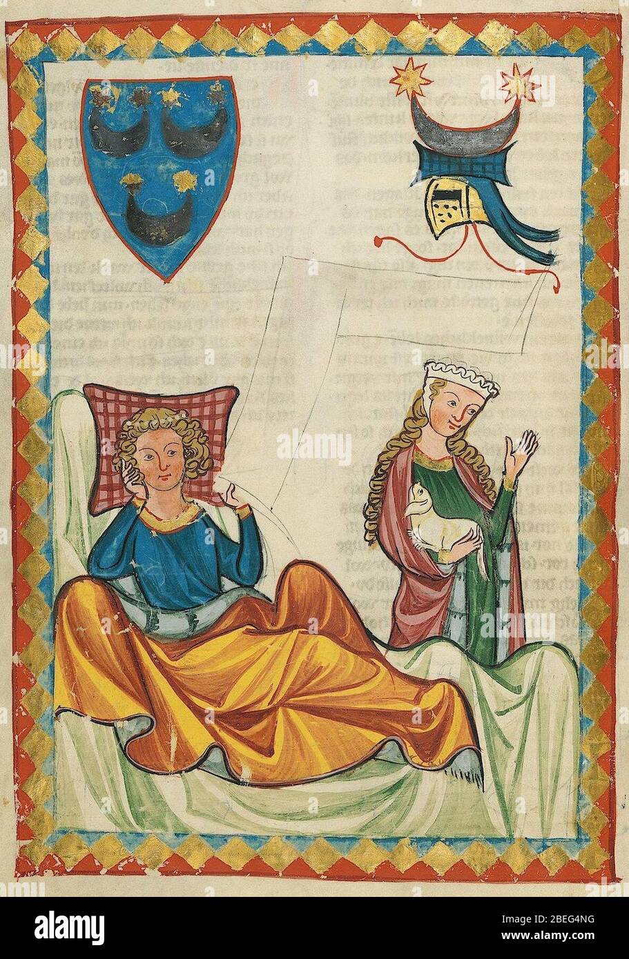 From the codex manesse Banque de photographies et d’images à haute ...