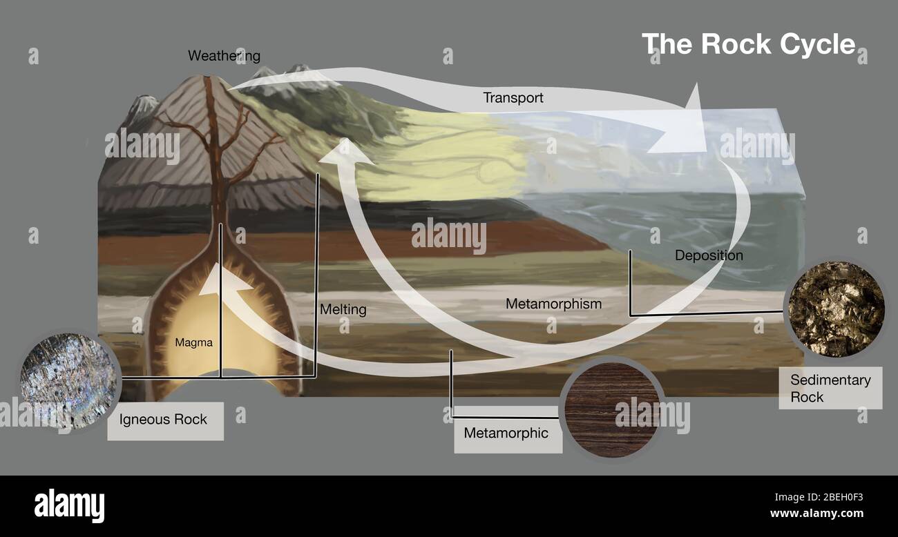 Cycle des roches Banque de photographies et d’images à haute résolution ...