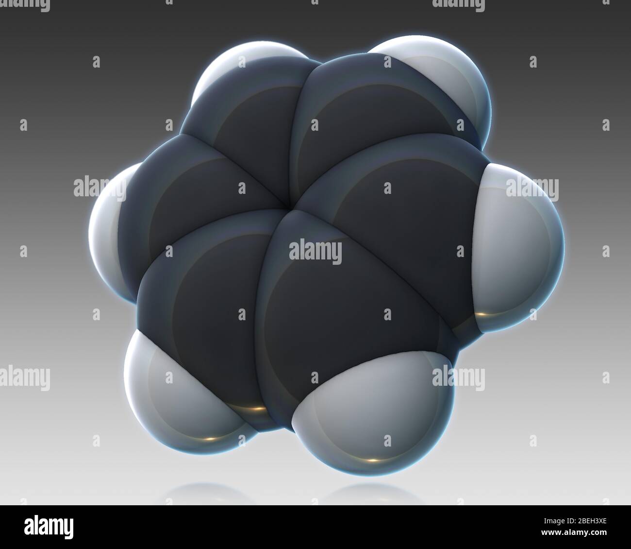 Benzene molecule Banque de photographies et d’images à haute résolution ...