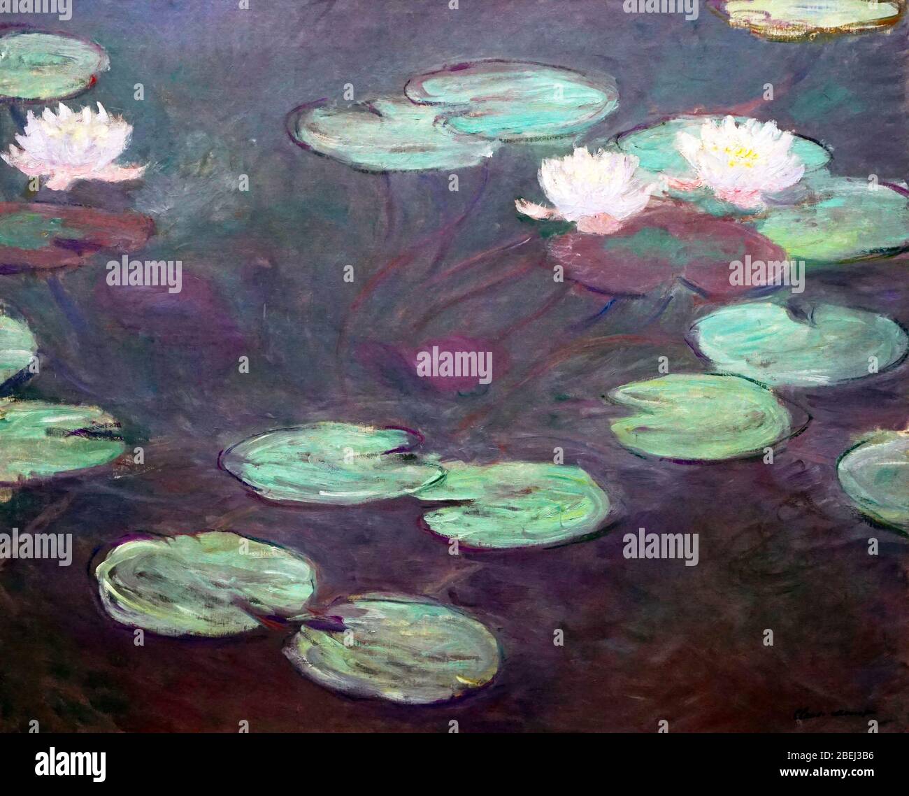 Monet water lilies 1899 Banque de photographies et d’images à haute ...