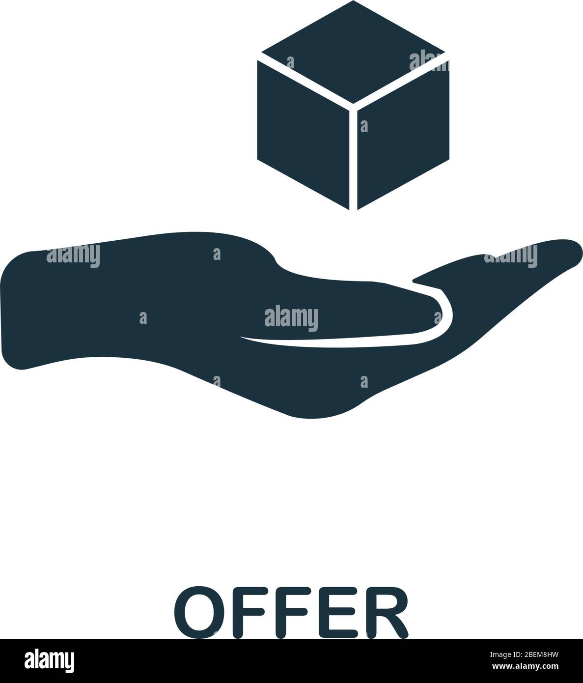 Icône d'offre. Élément simple de la collection de marketing de filiale ...