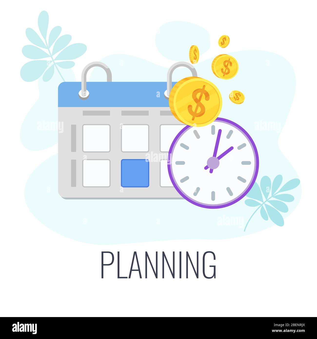 Pictogramme des infographies de la planification et de la gestion du ...