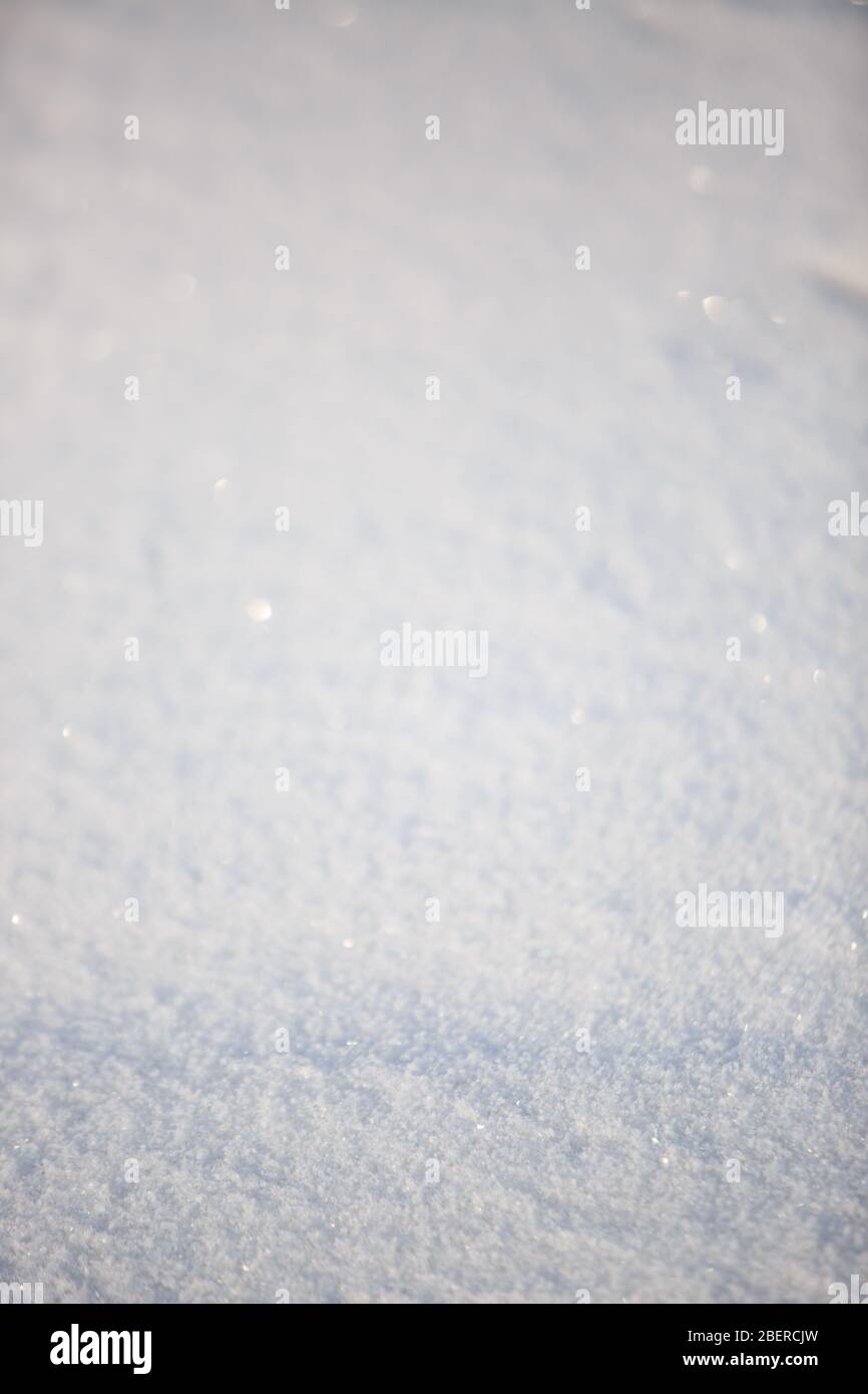 Couverture blanche de neige au sol Banque de photographies et d’images ...