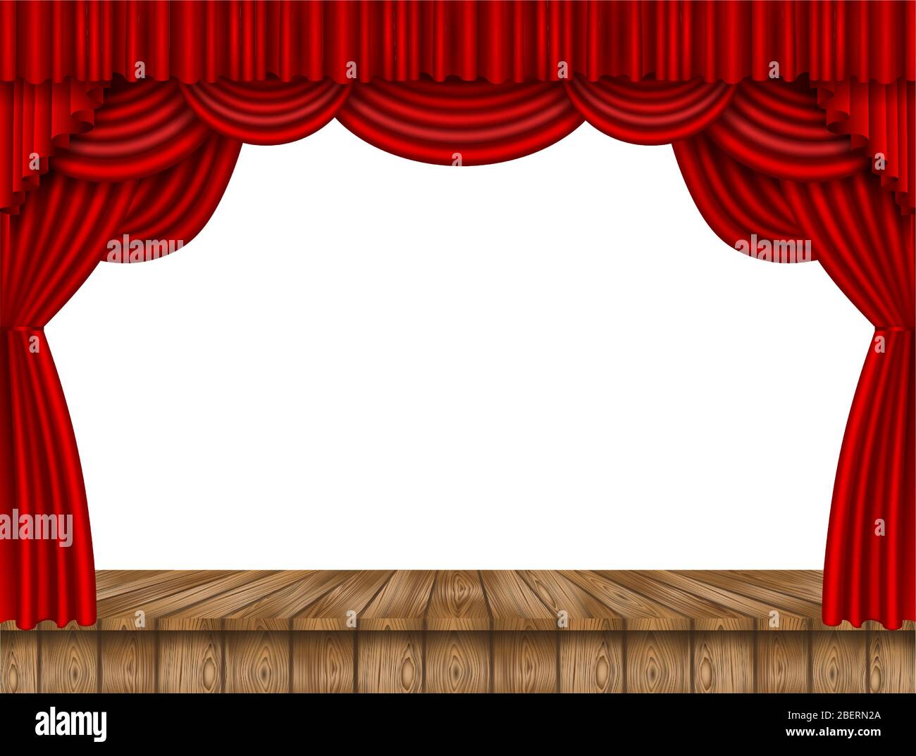 Rideaux En Bois Banque d'images vectorielles - Alamy