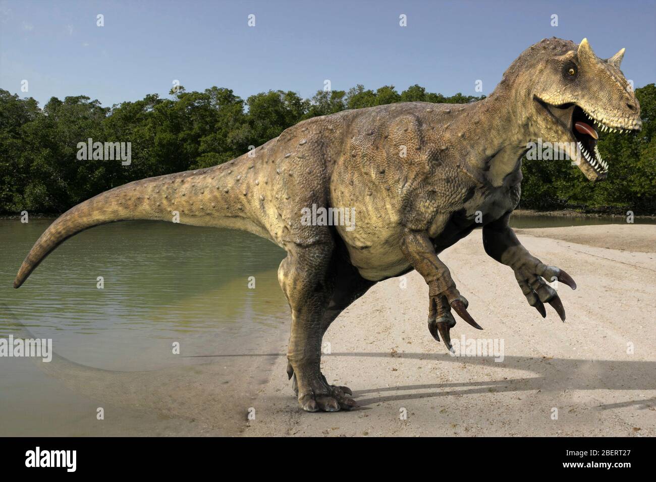 Allosaurus jurassic era predator side Banque de photographies et d’images à haute résolution - Alamy