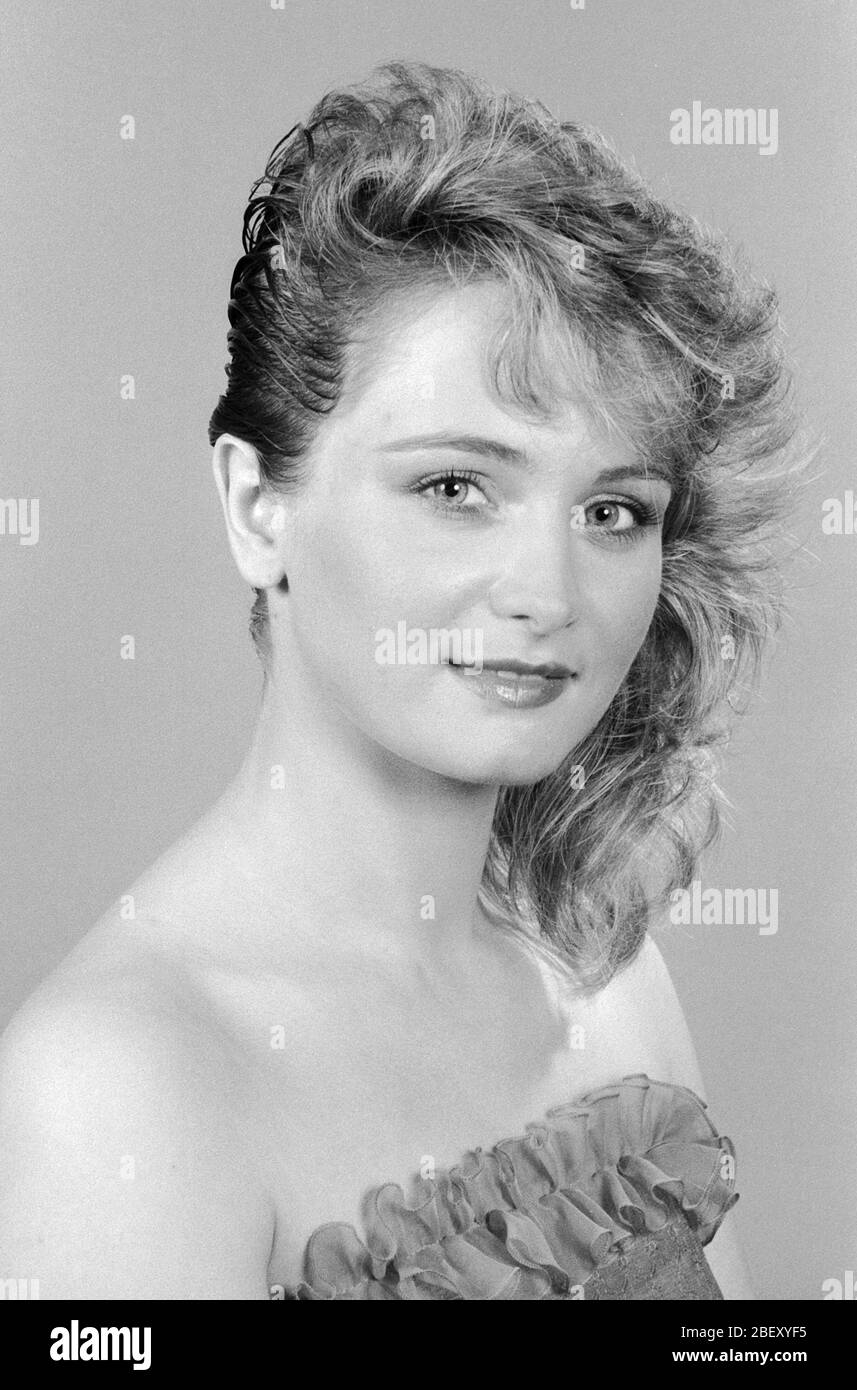 Nicole, deutsche Schlagersängerin, Allemagne, 1984. La chanteuse ...