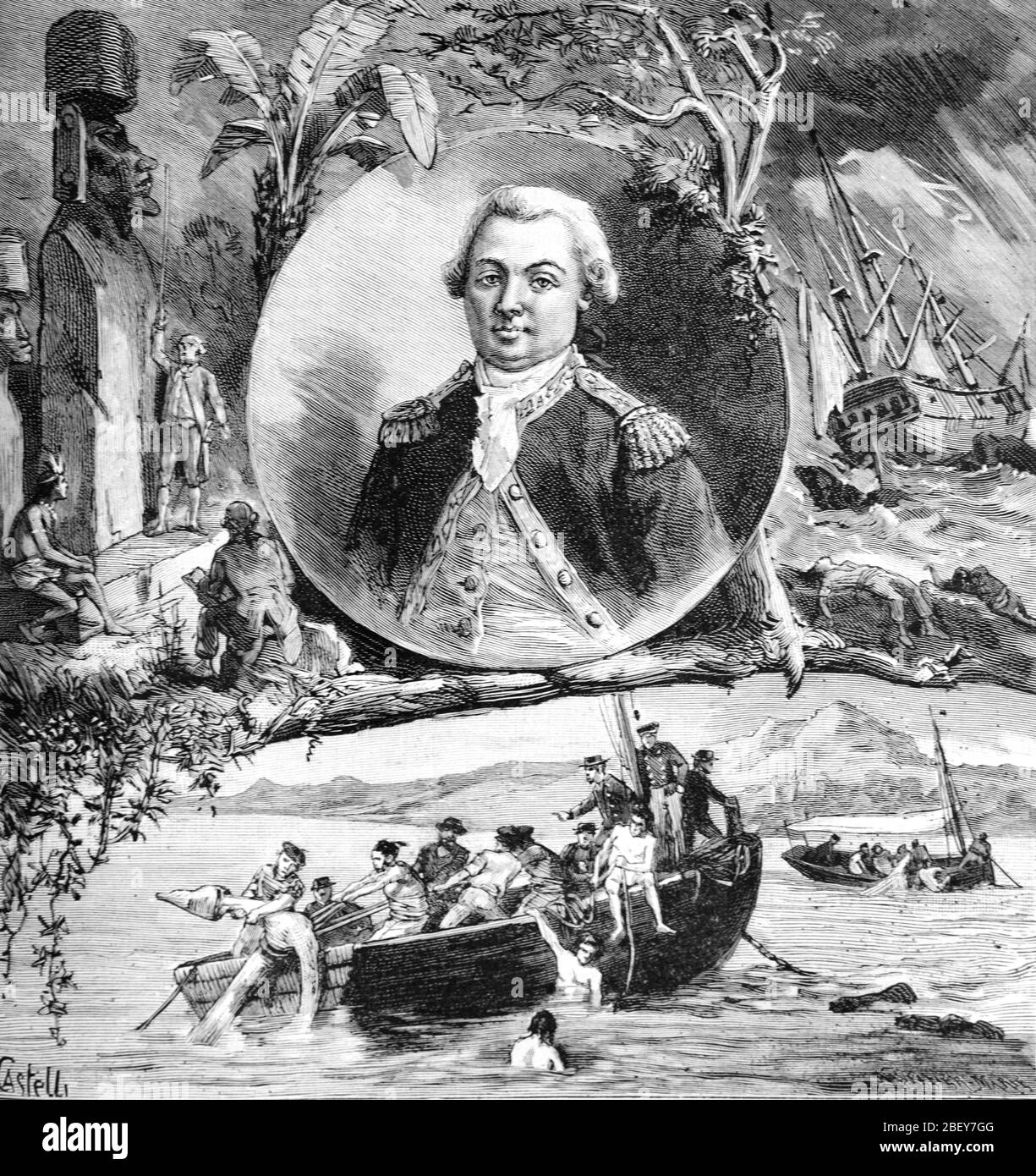 La perouse gravure Banque de photographies et d’images à haute ...