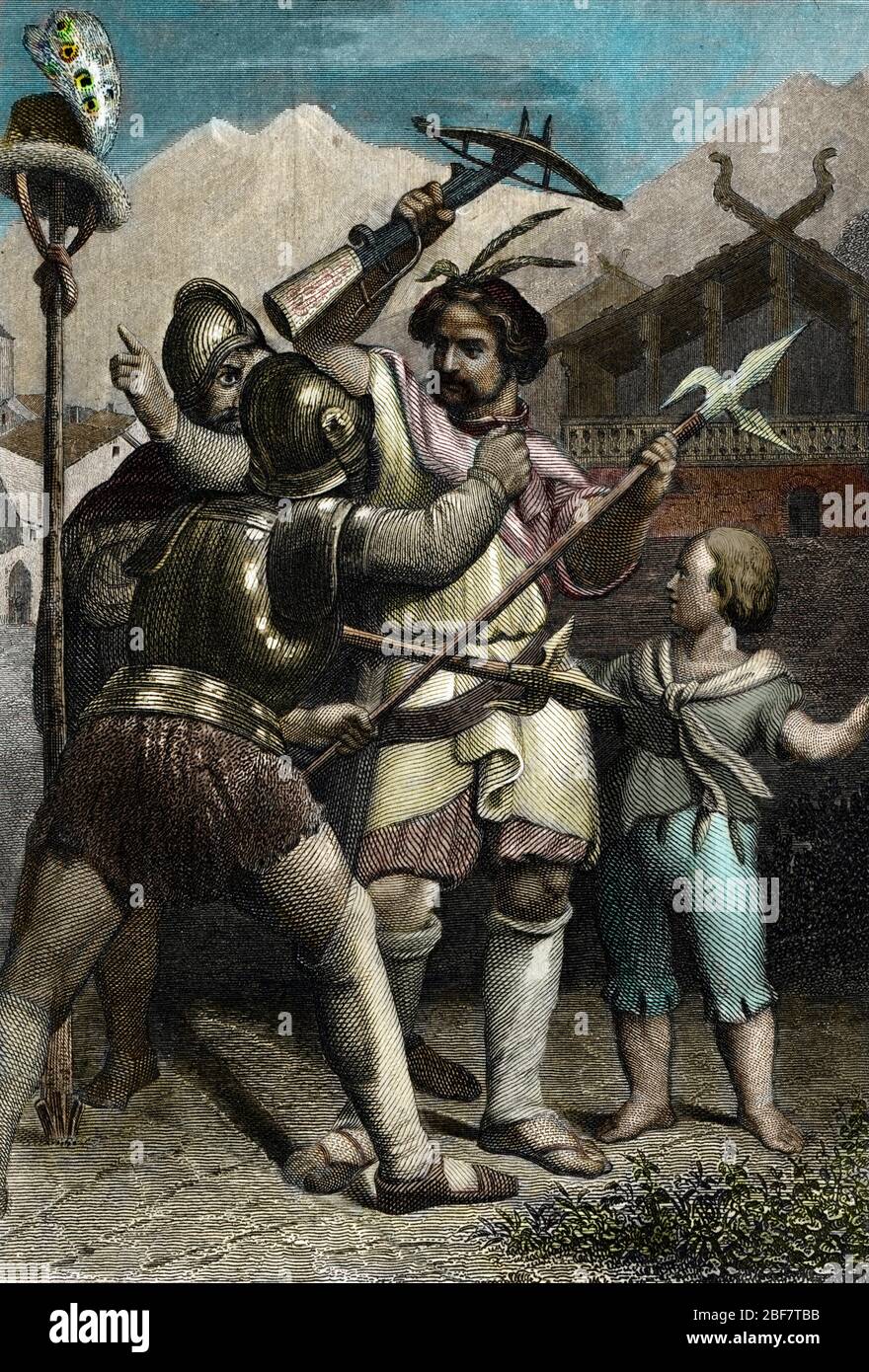 Chapeau de Gesler - le bailli Hermann Gessler fait eriger un poteau a ...