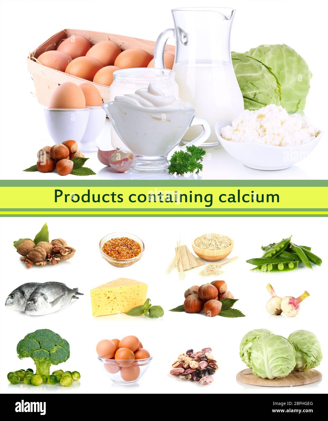 Contenant du calcium Banque de photographies et d’images à haute ...