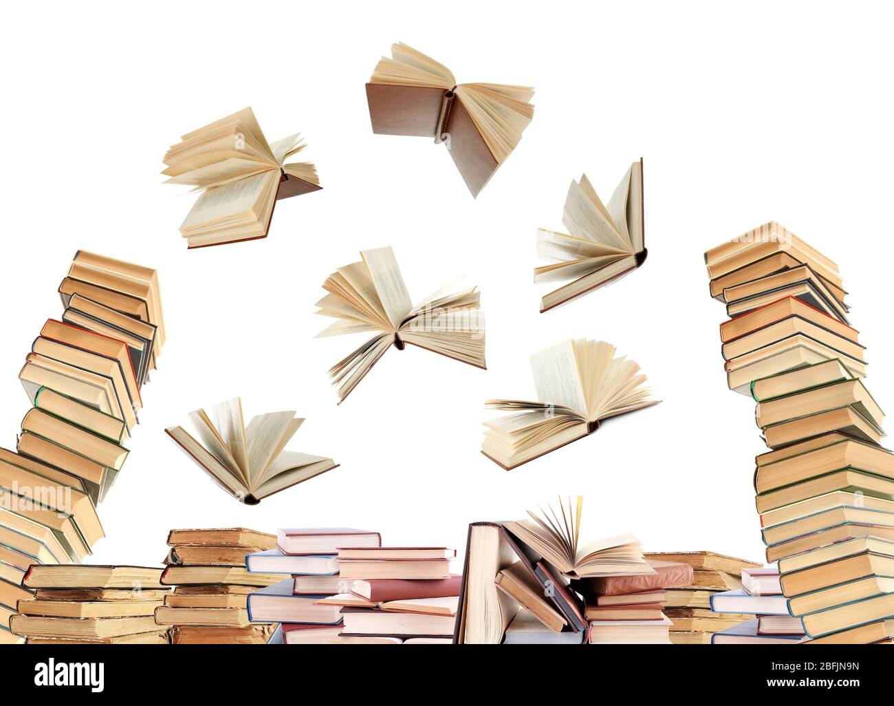 Livres Volants Banque d'image et photos - Alamy