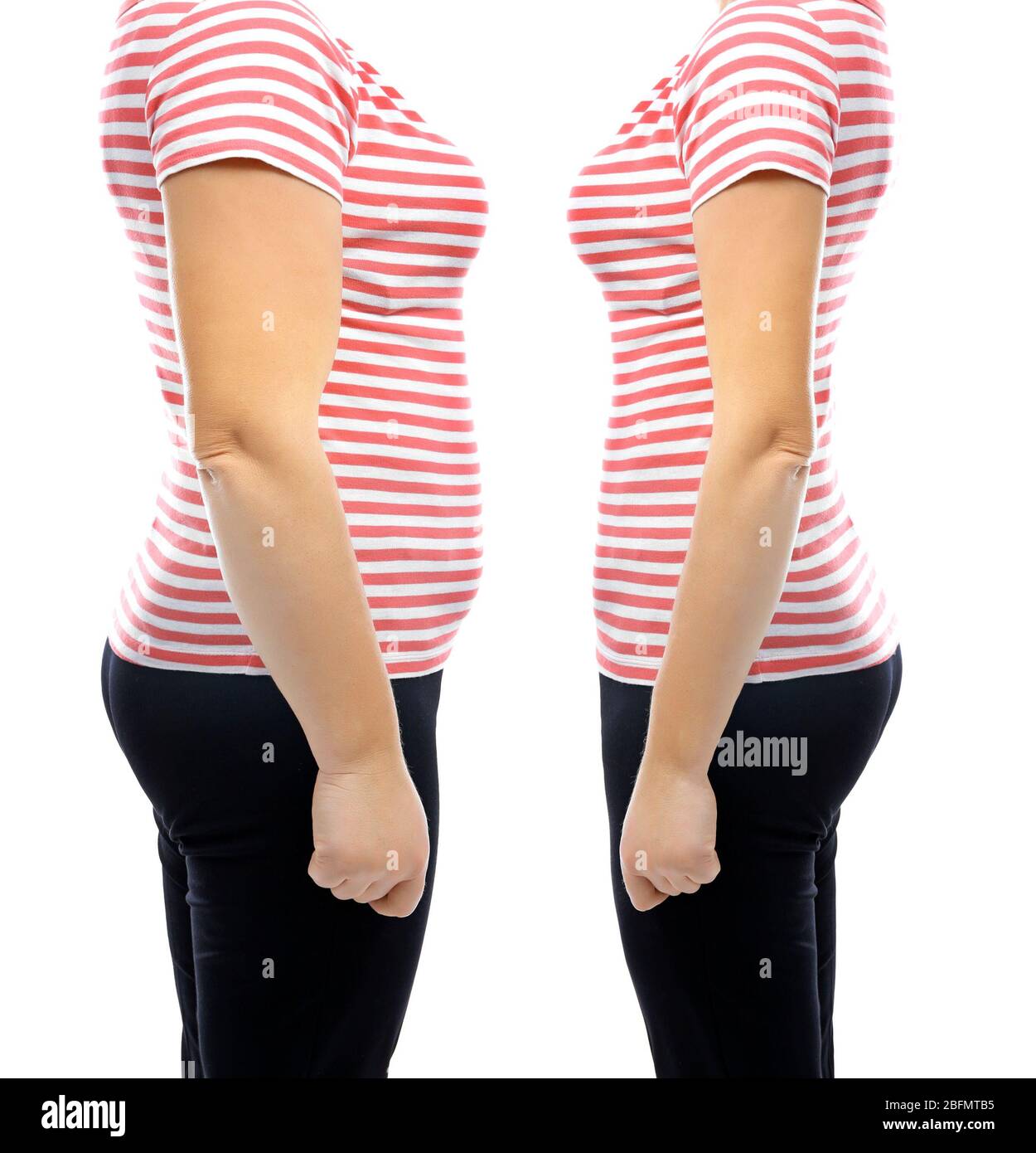 Graisse du ventre des femmes Banque de photographies et d’images à ...