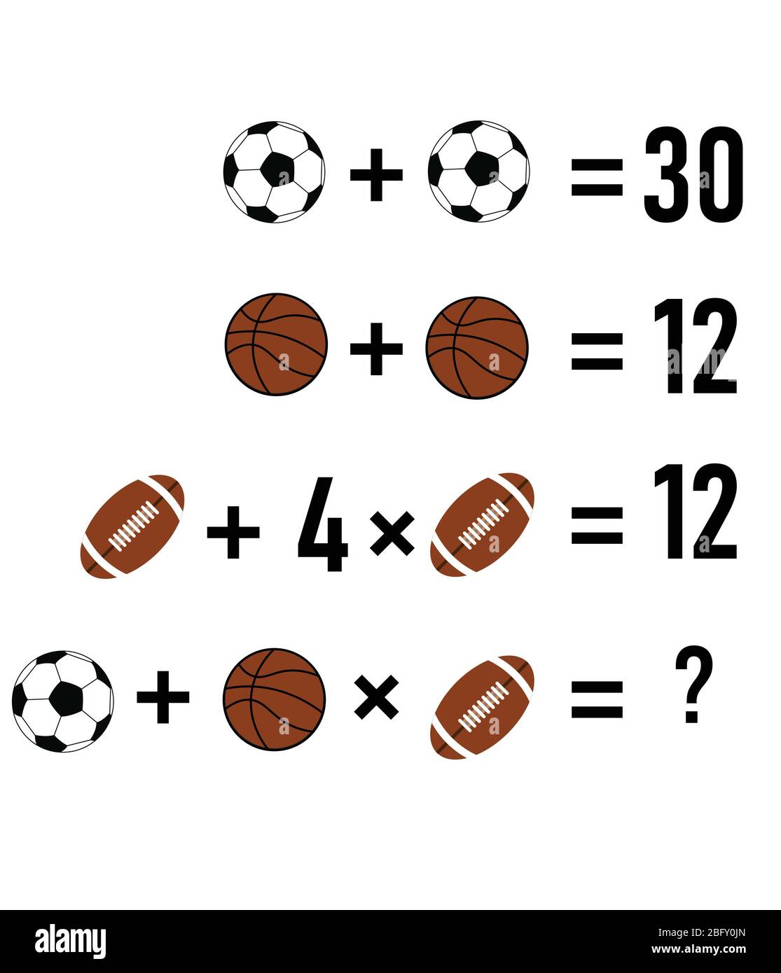 puzzle de multiplication d'addition mathématique. jeu d'éducation ...