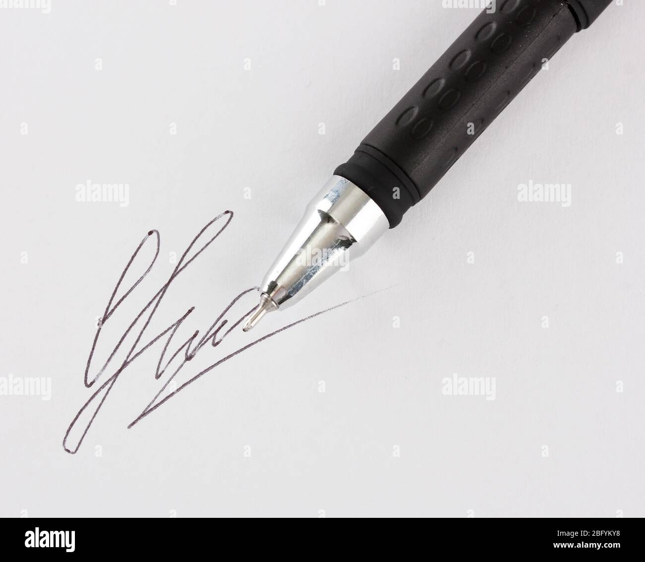 Fausse signature Banque de photographies et d’images à haute résolution ...