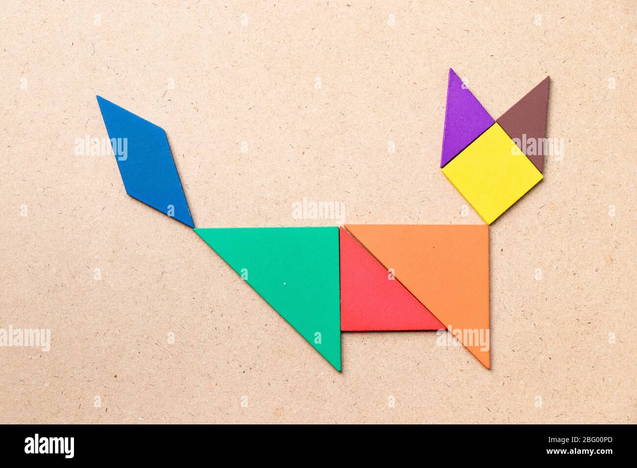 Chat tangram Banque de photographies et d’images à haute résolution - Alamy