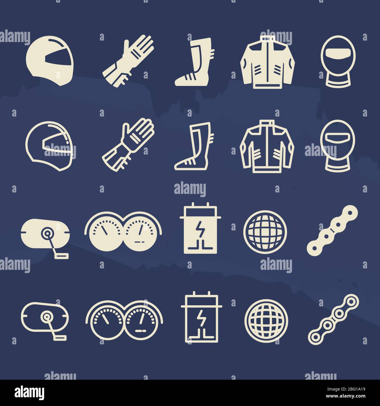 Motorbike pictogram Banque de photographies et d’images à haute ...