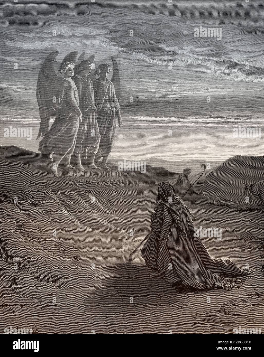 Les trois anges avec abraham Banque de photographies et d’images à ...