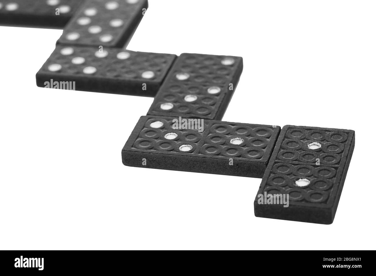 Secuencia de bloques Banque d'images noir et blanc - Alamy