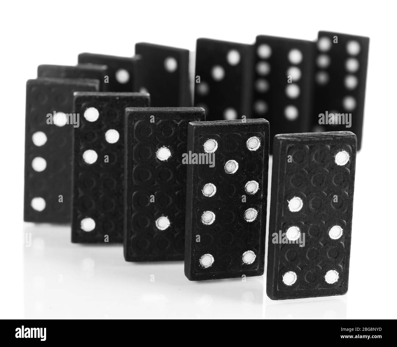 Secuencia de bloques Banque d'images noir et blanc - Alamy