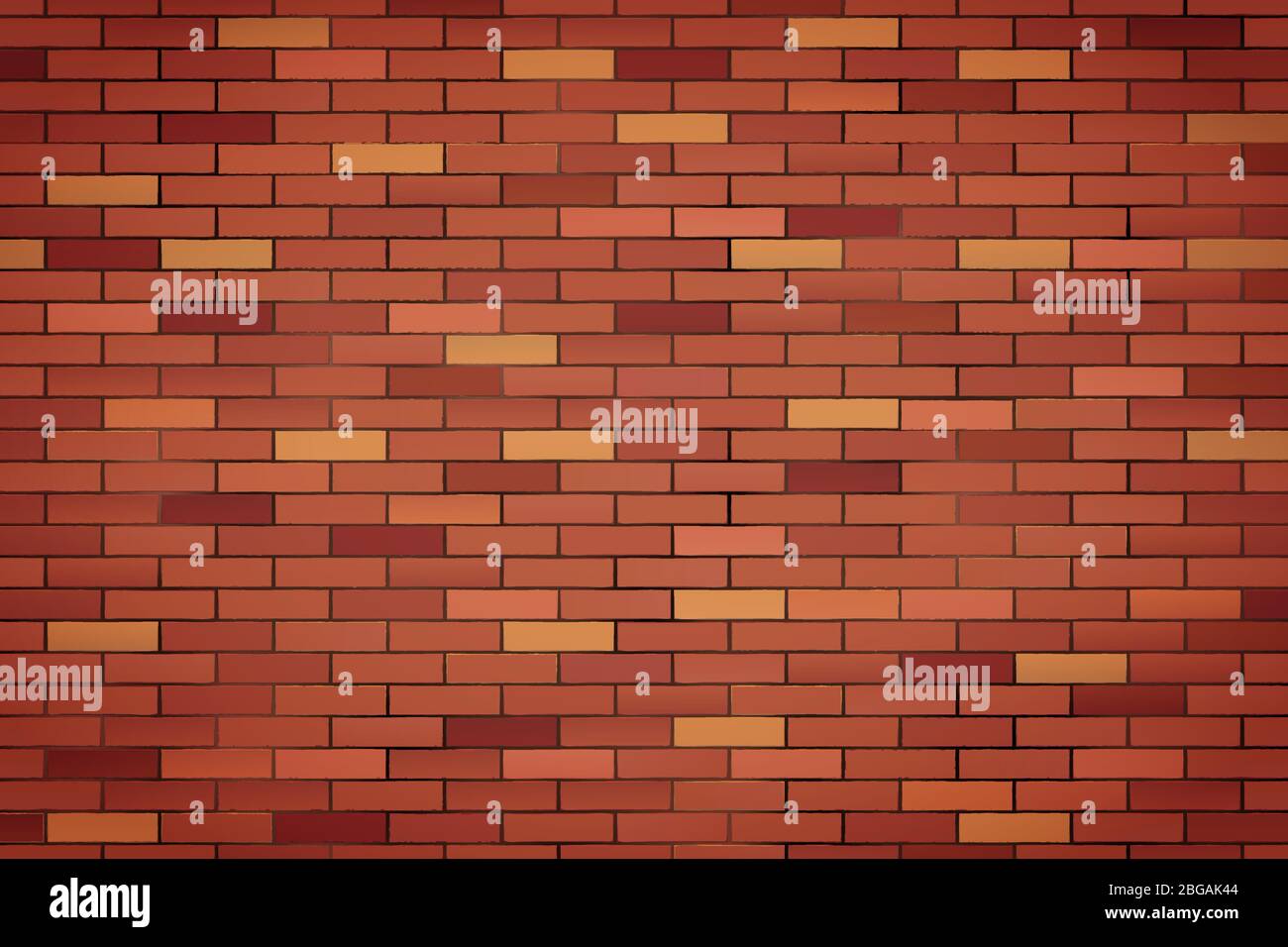 Vieille brique rouge Banque d'images vectorielles - Alamy