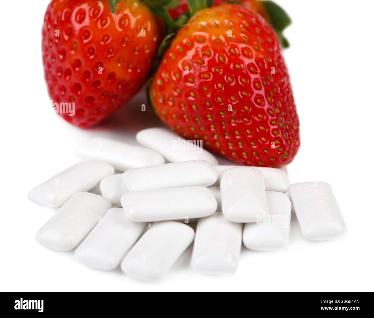 Chewing gum à la fraise Banque de photographies et d’images à haute ...