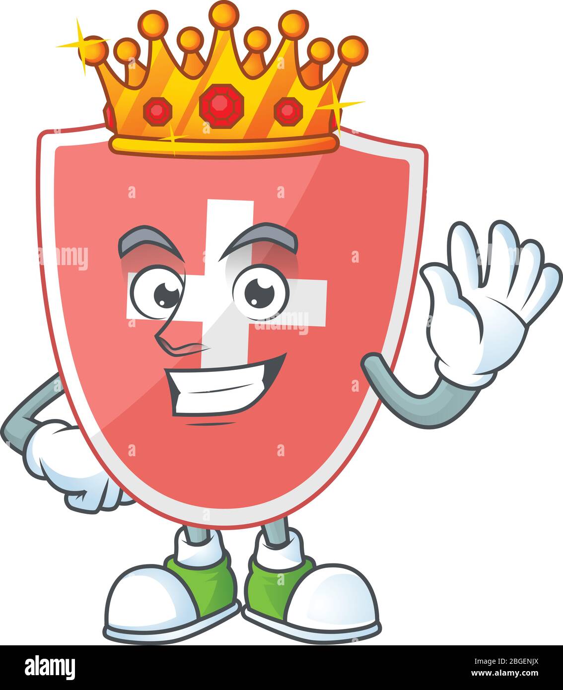 Le dessin de personnage de dessin animé Charismatic King of Medical ...