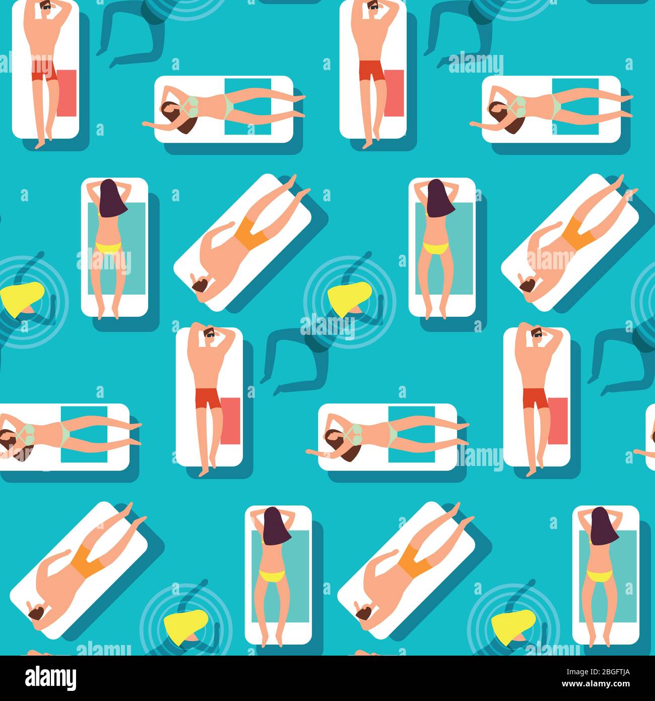 Motif sur la plage Banque d'images vectorielles - Alamy