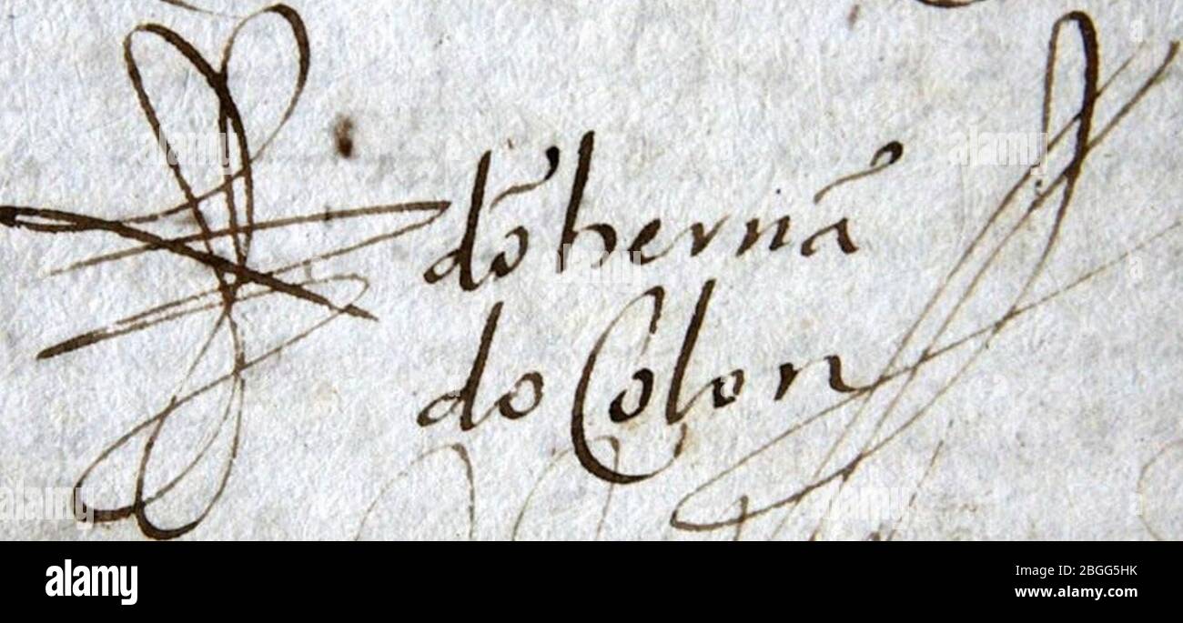 Signature du colon Banque de photographies et d’images à haute ...