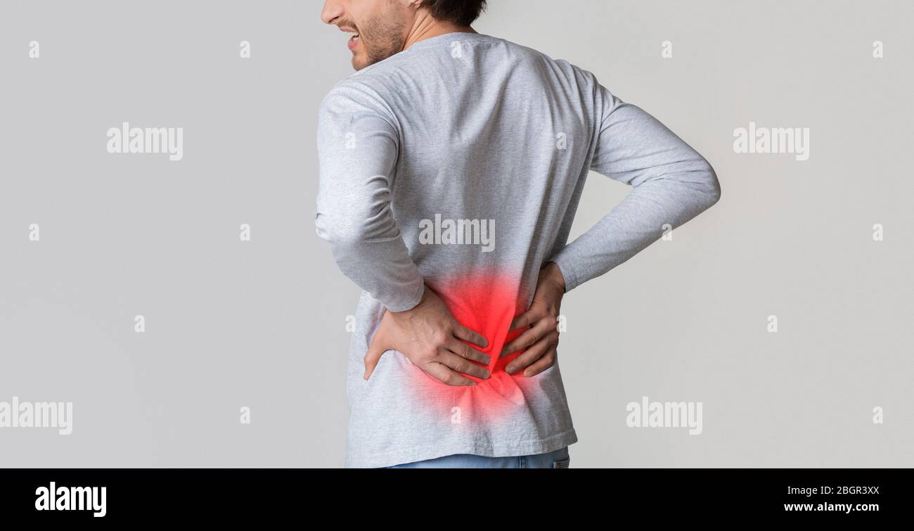 Douleur dans les reins Banque de photographies et d’images à haute ...