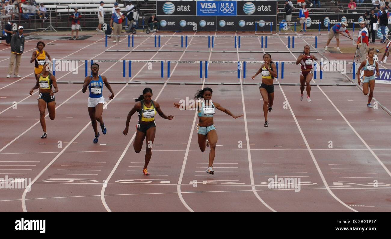 Indianapolis, États-Unis. 24 juin 2007. Latosha Wallace, Sandra Glover ...