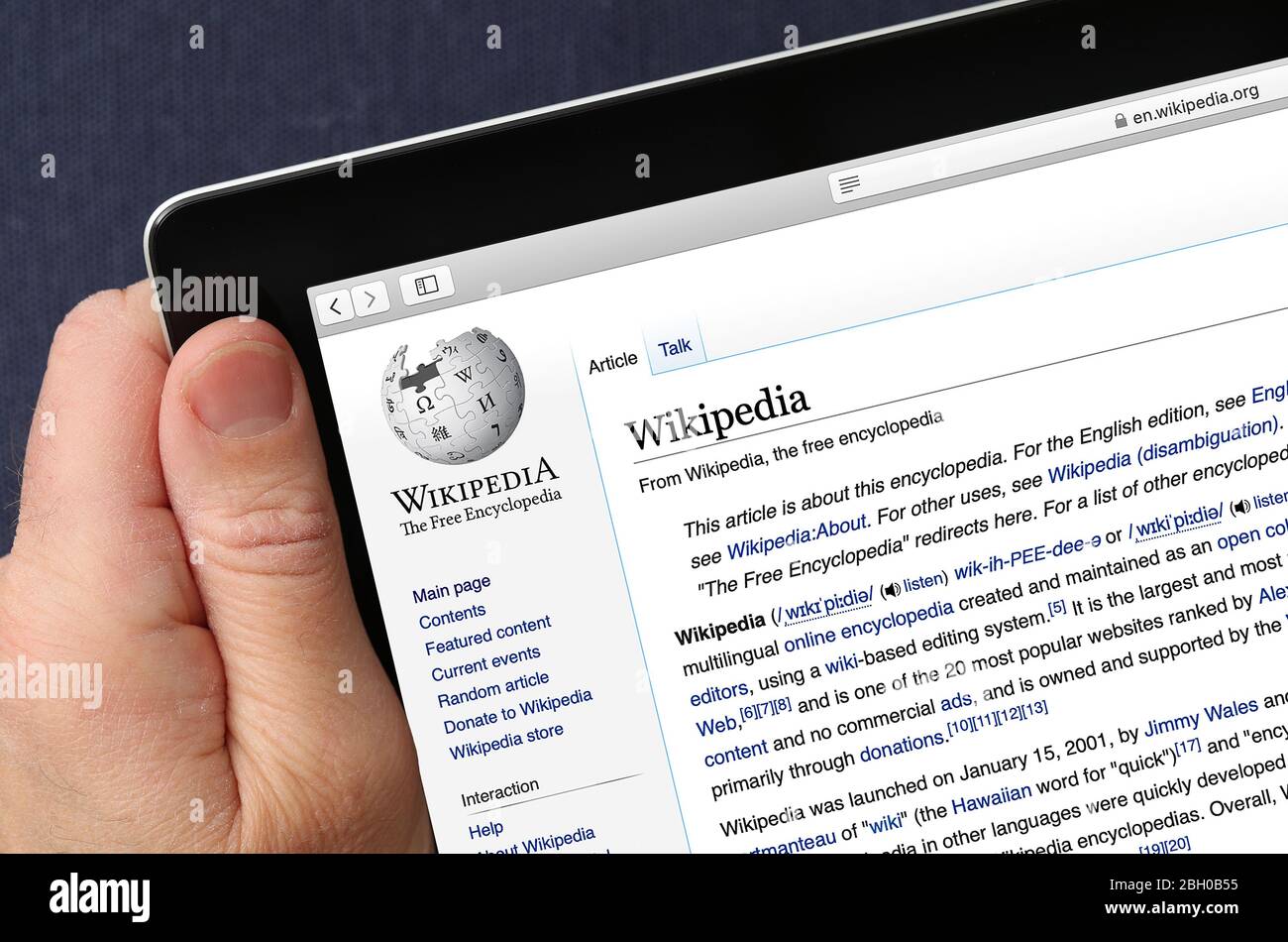 Wikipedia logo Banque de photographies et d’images à haute résolution ...