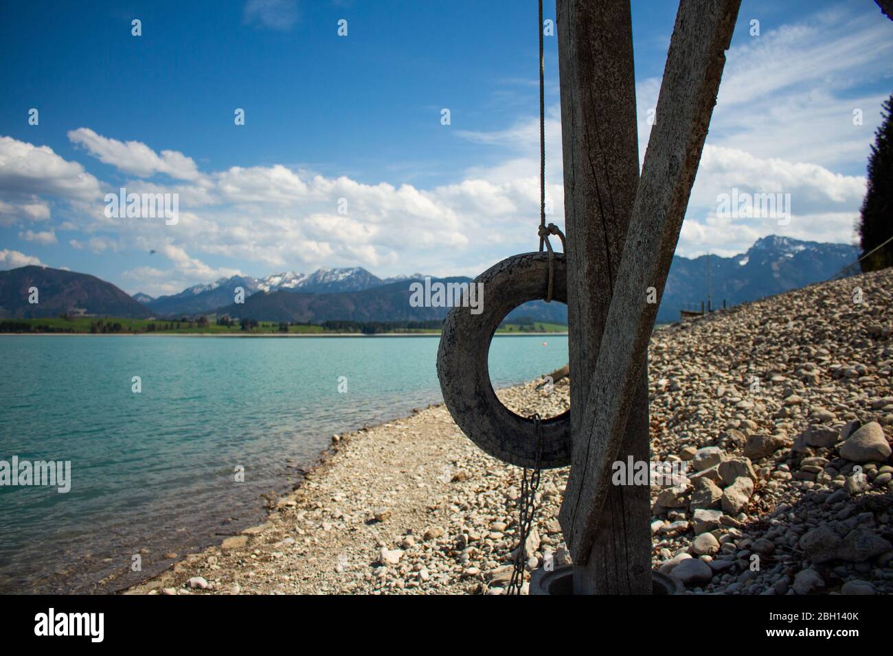 Lac forggensee allgaeu bavière Banque de photographies et d’images à ...