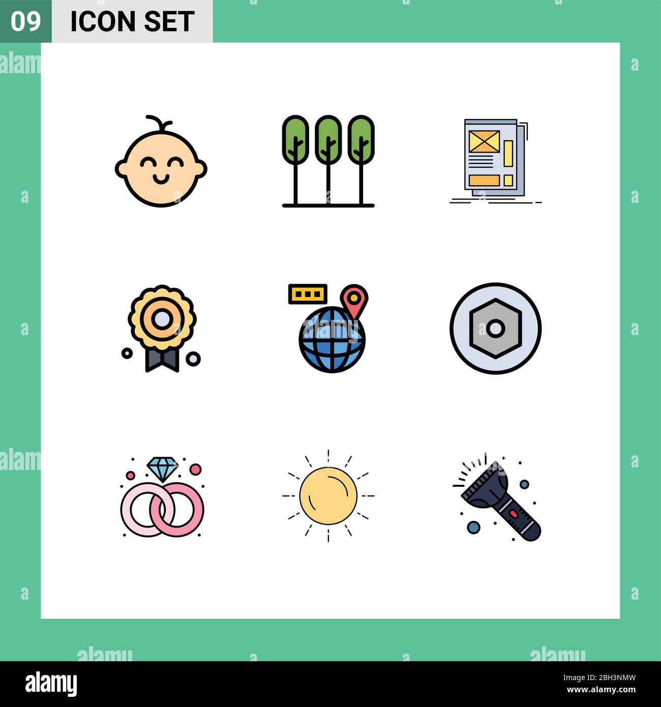 éléments de cadrage Banque d'images vectorielles - Alamy