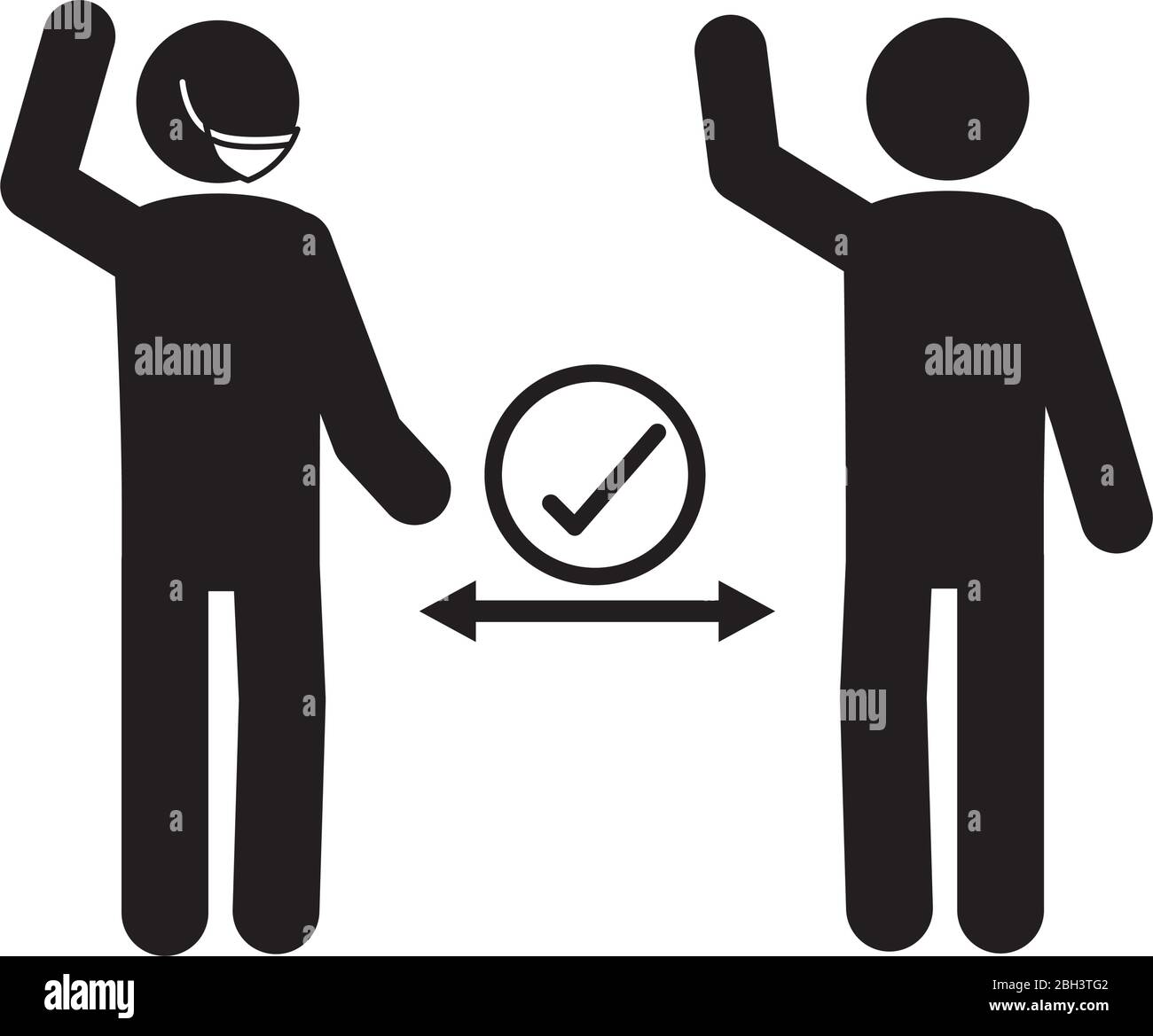 coronavirus covid 19, prévention distanciation sociale et port de ...