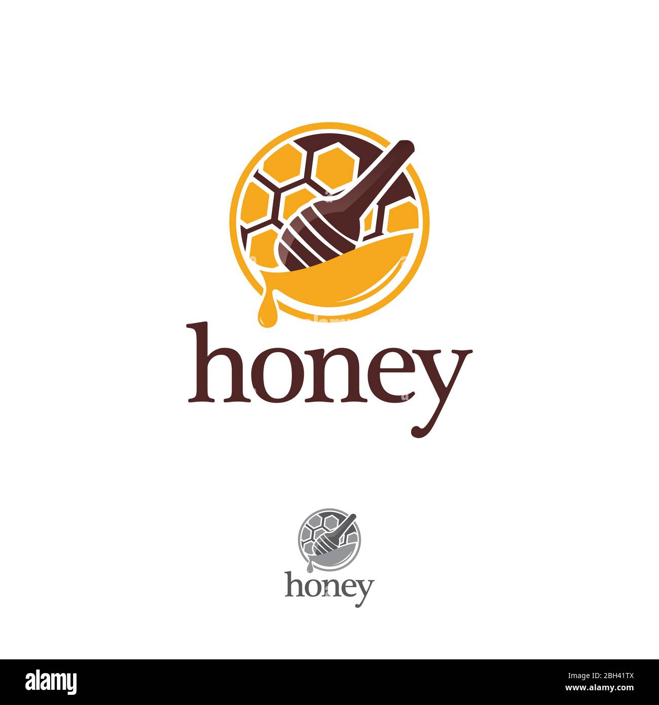 Logo miel Banque de photographies et d’images à haute résolution - Alamy