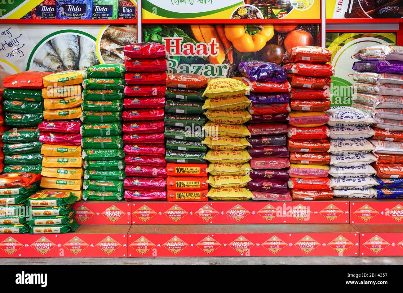 Sac de riz basmati Banque de photographies et d’images à haute ...